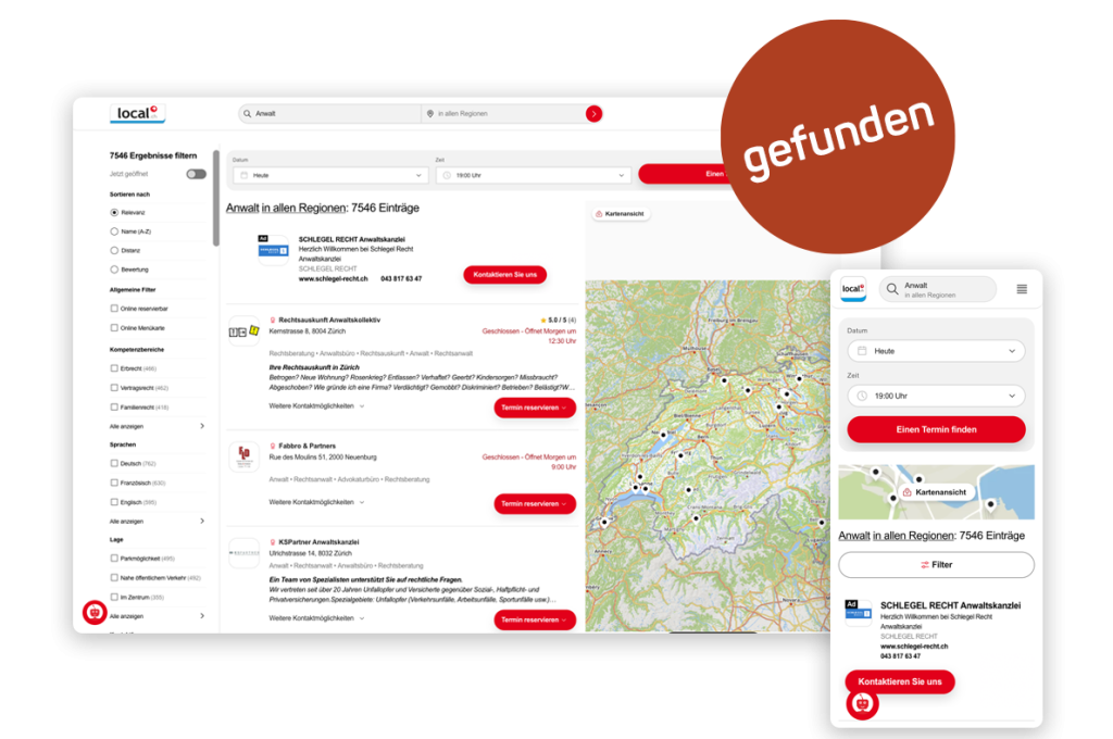 SWISS LIST - Die Basispräsenz für jedes KMU - localsearch